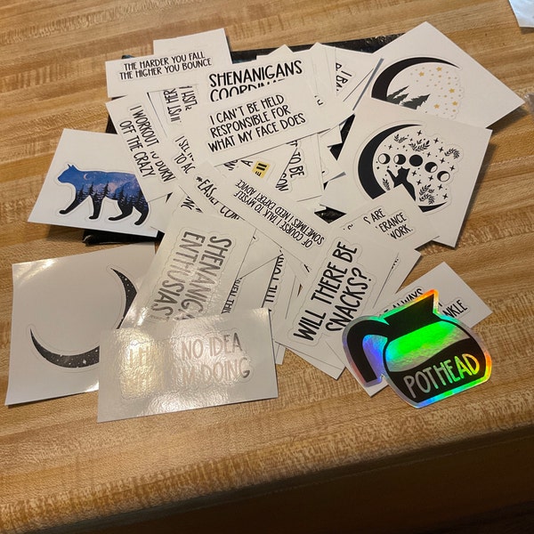 Any 40-100 Sticker Packs, Choose Any Stickers From Our Shop Bundles ...