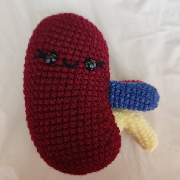 Spleen Stuffed Plushie Handmade Crochet Organ Nurse Gift Doctor Gift ...