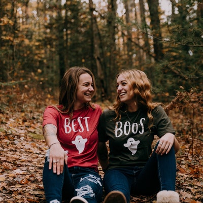 Best Boos, Best Friends Shirts, Ghost Halloween Shirts, Halloween ...
