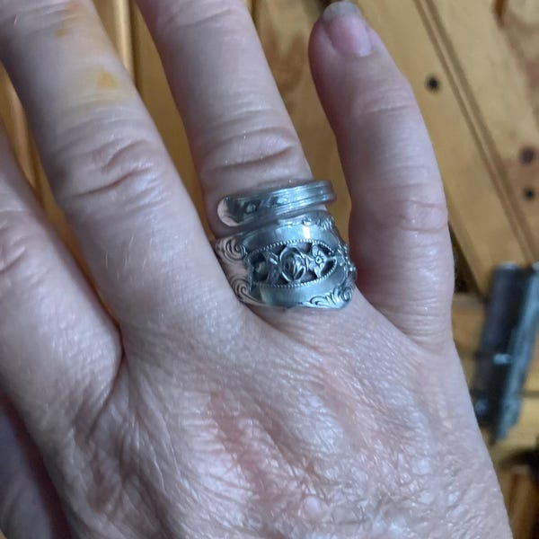 Silver Spoon Bracelet Buddy Helper Fastener CHOOSE Pattern Repurposed ...