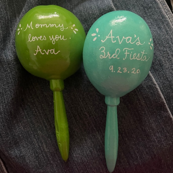 Maracas CUSTOM PERSONALIZED Traditional (by the Piece, Not Pair ...