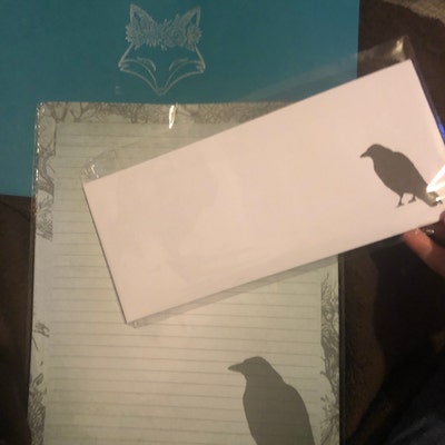 Wolf Forest Writing Paper Set Wolf Stationery Paper Letter Paper Forest ...