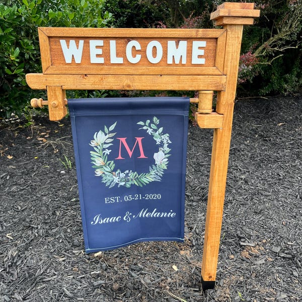 Navy Bound, Graduation Yard Sign, Personalized Garden Flag, Military ...