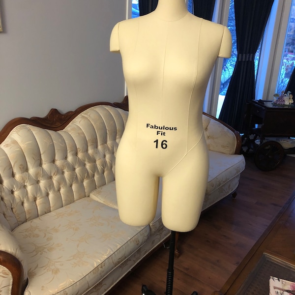 Fabulous Fit® Fully Pinnable Studio Dress Form - Women's Half Leg ...