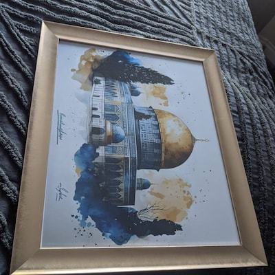 Palestinian Embroidery Wall Art, Palestinian Tatreez Wall Art, Islamic ...