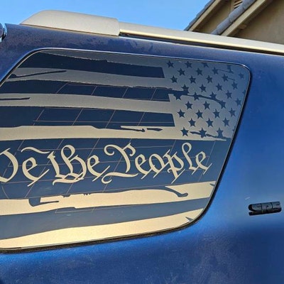 Fits 2015-2020 Chevy Tahoe Rear Side Windows Floral Flowers Decal ...