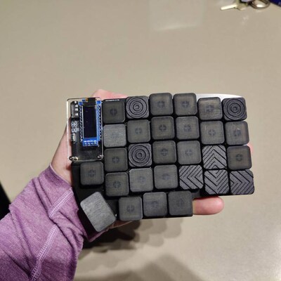 Keychron K3 Textured Keycap Set WASD White Grey Black - Etsy