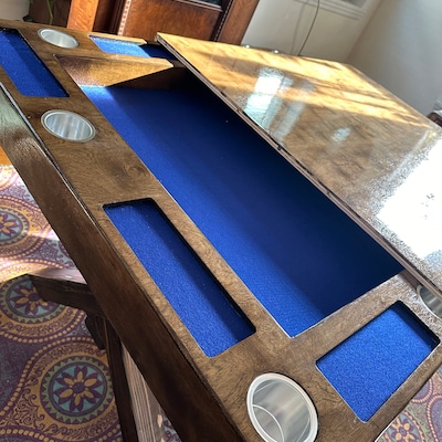 Board Game Table With Removable Topper, RPG Gaming Table, Convertible ...