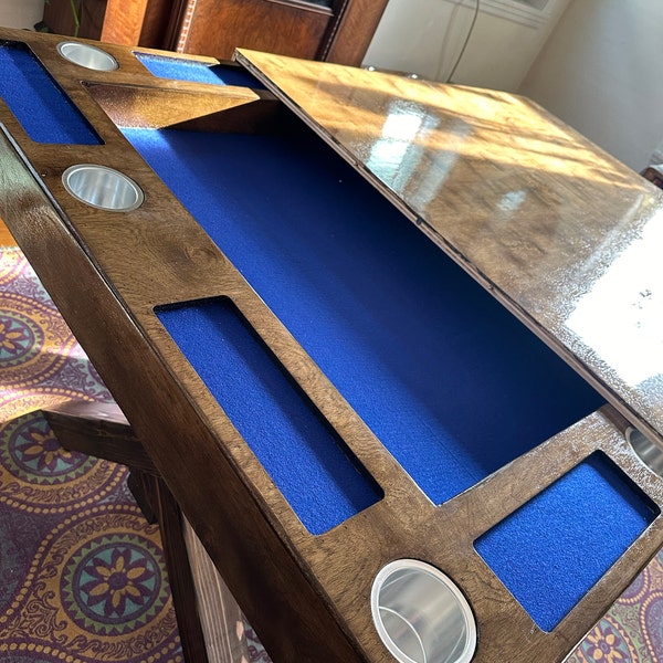 Board Game Table With Removable Topper, RPG Gaming Table, Convertible ...