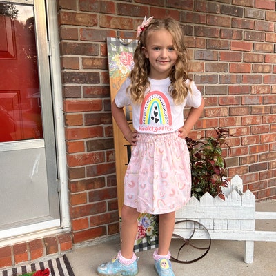 Girl's Kindergarten Outfit, First Day of Kindergarten, Kindergarten ...