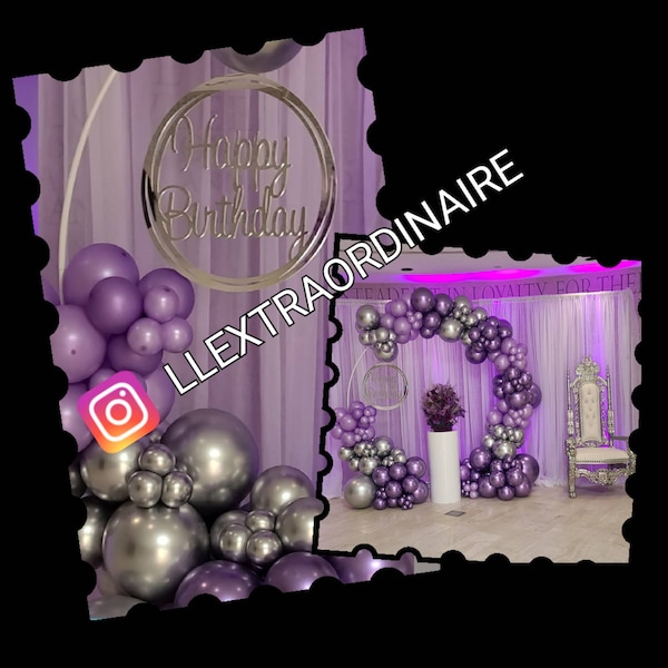 Happy Birthday Round Acrylic Mirror Gold Sign, Large Acrylic Circle ...