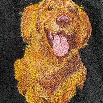 Golden Retriever machine Embroidery Design, Embroidery Designs, Machine ...