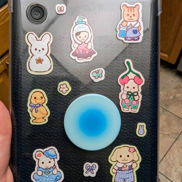 Cute Animals Holographic Stickers - Etsy