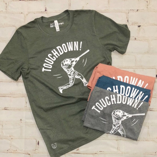 Touchdown SVG | Funny Sports SVG | Funny Baseball SVG for Shirt ...