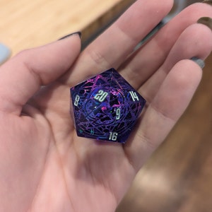 Wave Walker Iridescent Handmade Dice Set - Etsy