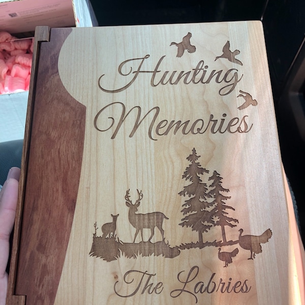Personalized Hunting Memories Photo Album, Big Bucks and Tall Tales ...