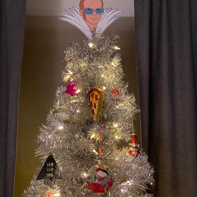 Hand Glittered Rocketman Tree Topper Gift for Music Fans - Etsy UK