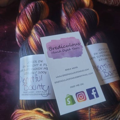 Hand Dyed Yarn Dk Weight Yarn Dk Yarn 100% Superwash Merino Merino Wool ...