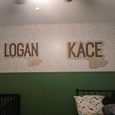 Forest Name Sign, Forest Letters, Letter Sign, Forest Nursery Sign ...