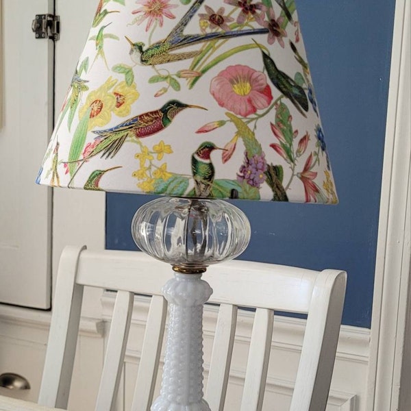 Hummingbird Lamp Shade. Birds. Sparkle. Shine. Trees. Flowers. Shades ...