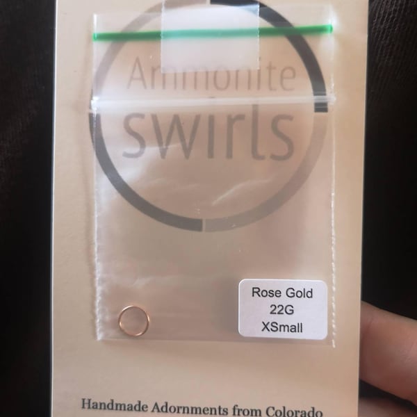 14K Solid Gold Nose Hoops, Tiny Nose Hoop, Personalized Subtle Nose ...