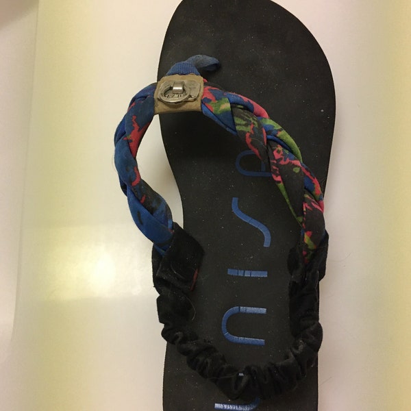 Black Flip Flop Back Straps / Shoe Accessories - Adults and Children ...