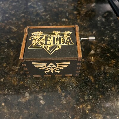 Zelda Music Box Theme Music Chest Wooden Engraved Handmade Vintage Gift Custom Engraved - Etsy