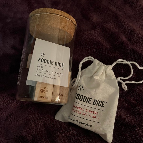 Foodie Dice® Seasonal Dinners Tumbler (original Edition) // Laser ...