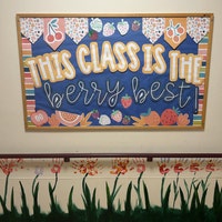 Modern Greenery Back to School Bulletin Board Kit Easy and - Etsy Canada