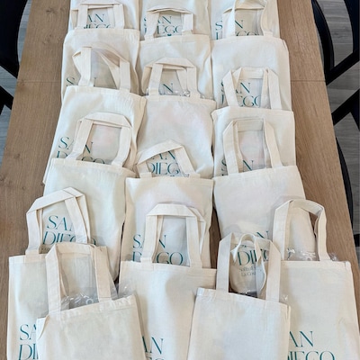 Welcome Tote Bag Destination Wedding Welcome Totes Palm Tree Welcome ...