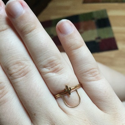 Cactus Ring Dainty Gold Filled Cactus Ring Minimalist Ring Plant ...