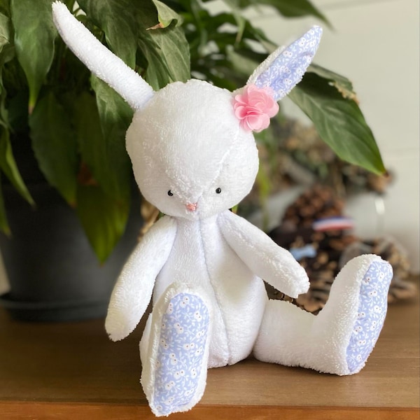 Plush Bunny Sewing Pattern and Instructions - Etsy
