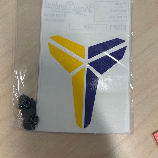 Black Mamba Kobe Bryant Vinyl Decal Sticker, Kobe Vinyl Decal, Lakers ...