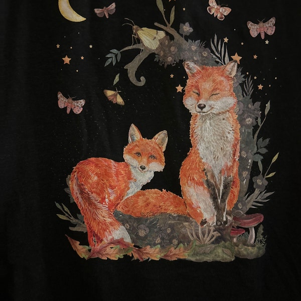 Fox Shirt Woodland Animals Shirt Fox Tshirt Gift for Fox Lover ...