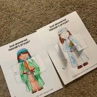 Hannah's Prayer Samuel Bible Story Craft Digital Download in English ...
