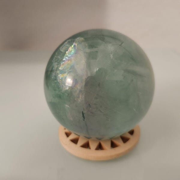 High Quality Translucent Clear Ice Cracked Sphere, Clear Calcite ...