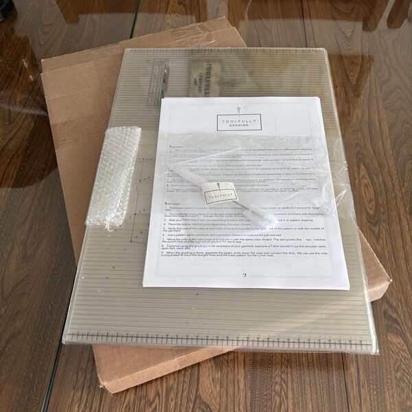 Pattern Grading, Ruler Set, Pattern Grading Rules. - Etsy