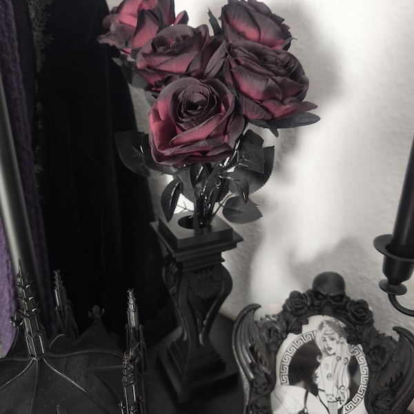 Victorian Gothic Vase ‘bacchante’ – Baroque 3D Printed Vase for Dried ...