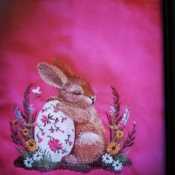 Cute Easter Bunny Embroidery Design, 3 Sizes, Instant Download - Etsy