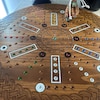 Heirloom Aggravation Board Game- Lakota Star Quilt, Wahoo and Carbles ...