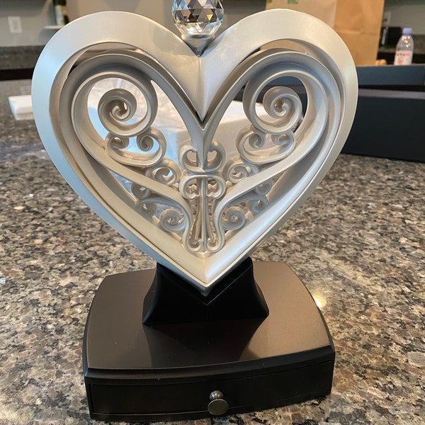 Pearl White Wedding Unity Heart: Elegant Ceremony Alternative - Etsy