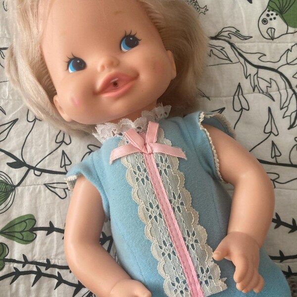 Dawn Doll Pink Magenta GOWN and Matching SHAWL / Scarf With Pom Pom ...