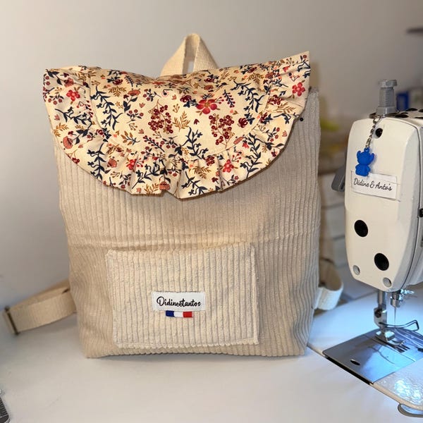 Kids Backpack Sewing Pattern PDF | PDF Kindergarten Preschool Bag ...