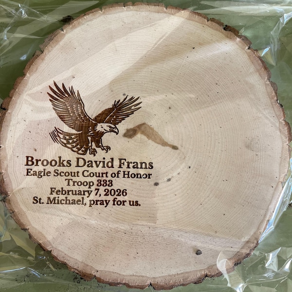 Personalized Scouting Guest Book, Court of Honor Guest Book, Natural ...