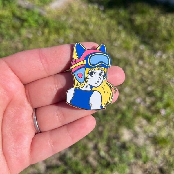 Anime Girl Enamel Pin 1 75 Etsy