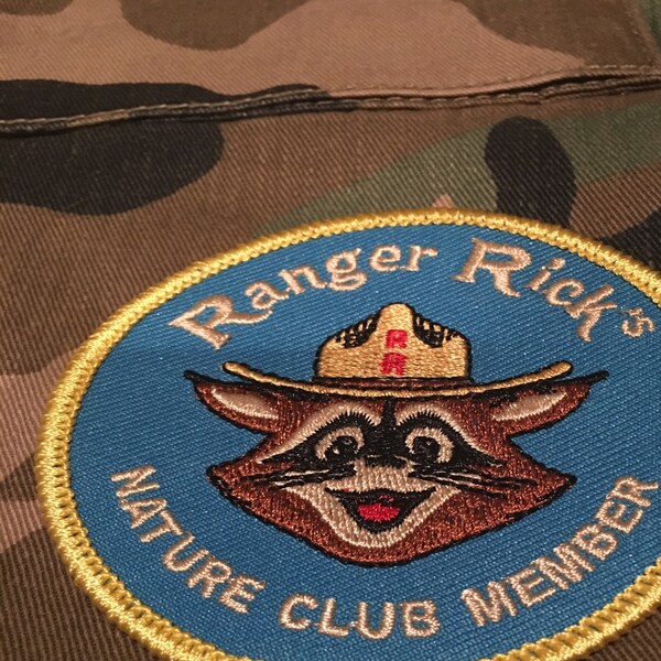 Ranger Rick's Nature Club Embroidered Patch, Outdoor Club - Etsy