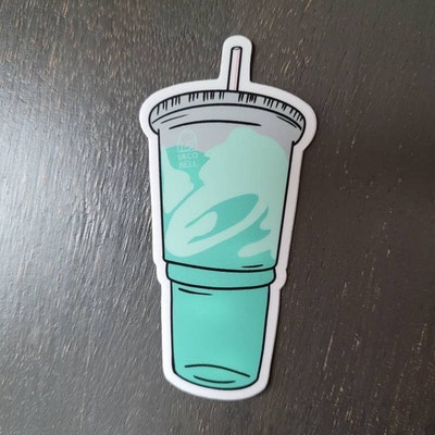 Taco Bell Baja Blast Sticker Laptop Sticker Notebook Sticker Vinyl ...