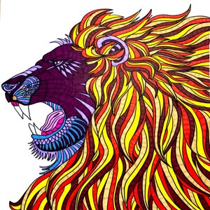 Instant Download Asho Farohar Printable Art, Zentangle Doodle, Coloring ...