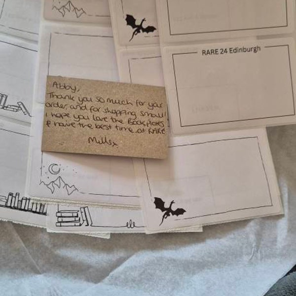 10 Custom Bookplate Stickers - Author Signature - Book Autographs ...