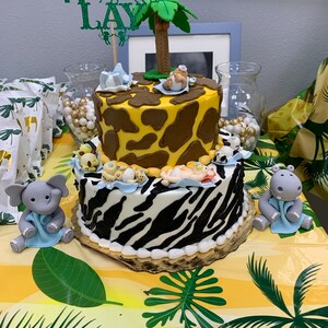 Fondant Dinosaur Cake Topper With Spikes and Spots 1st - Etsy